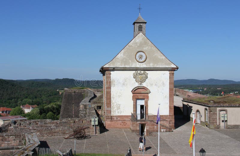 View of the Citadelle De Bitche Stock Image - Image of peace, france ...