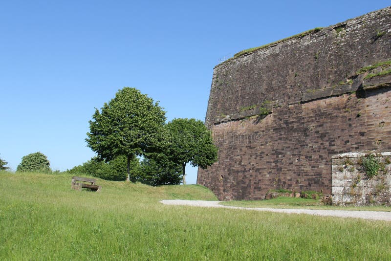 View of the Citadelle De Bitche Stock Image - Image of grand, world ...