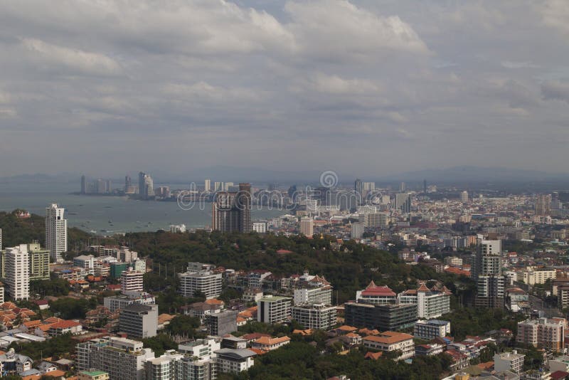 View of the City from Above Stock Image - Image of business, buildings ...