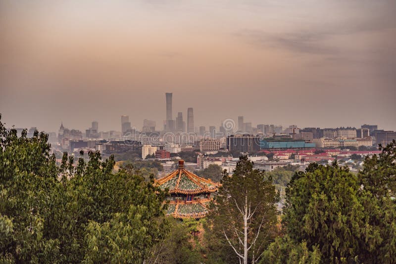 View of the City of Beijing from a Height. China Editorial Image ...