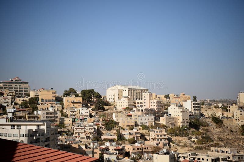 View of the City of Bethlehem Stock Photo - Image of saint, house: 82221542