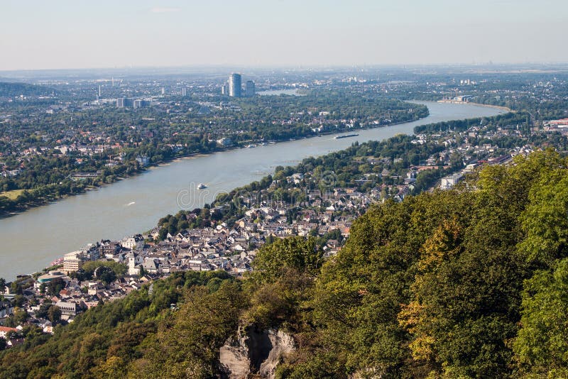 View on a city of Bonn stock image. Image of building - 33788327
