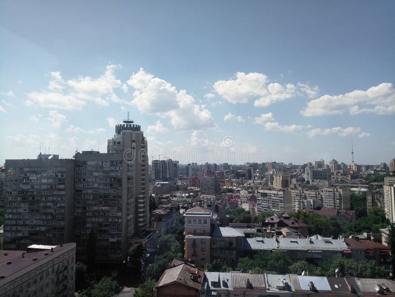 View of the City from a Height Stock Photo - Image of tourism, water ...