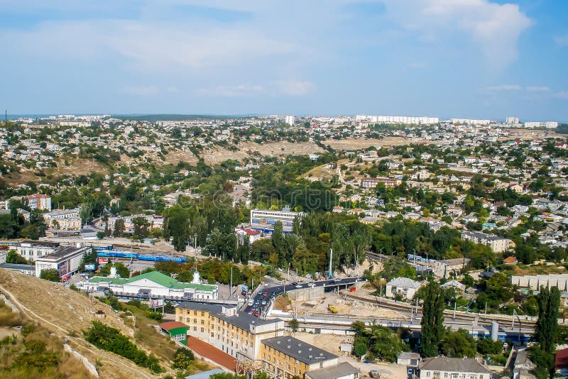 View of the City from a Height Stock Image - Image of tourism ...
