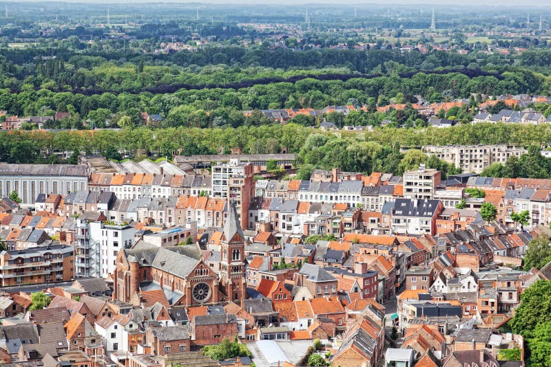 View of the City of Malines Stock Photo - Image of countries, roof ...