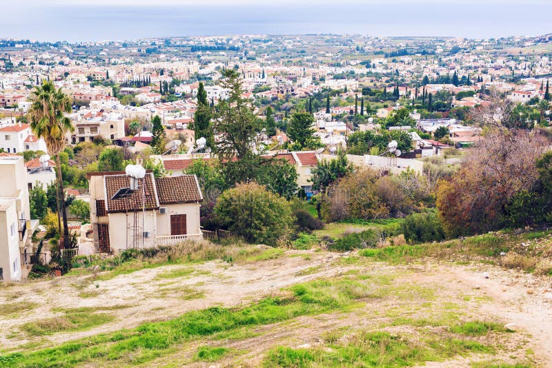 View of the City of Pathos, Cyprus. Editorial Stock Image - Image of ...