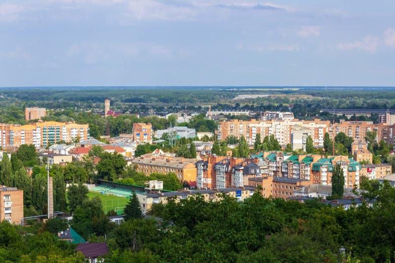 View of the City of Poltava, Ukraine Stock Photo - Image of postcard ...