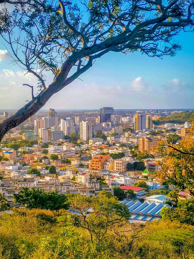 View on the City of Port Louis Mauritius Stock Image - Image of ...