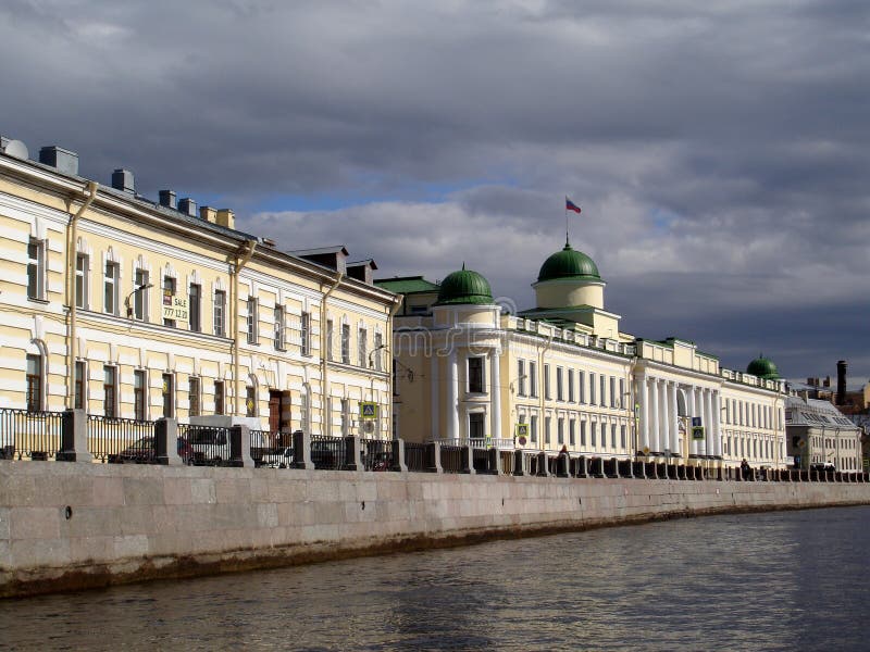View of the City from the River Editorial Stock Image - Image of ...