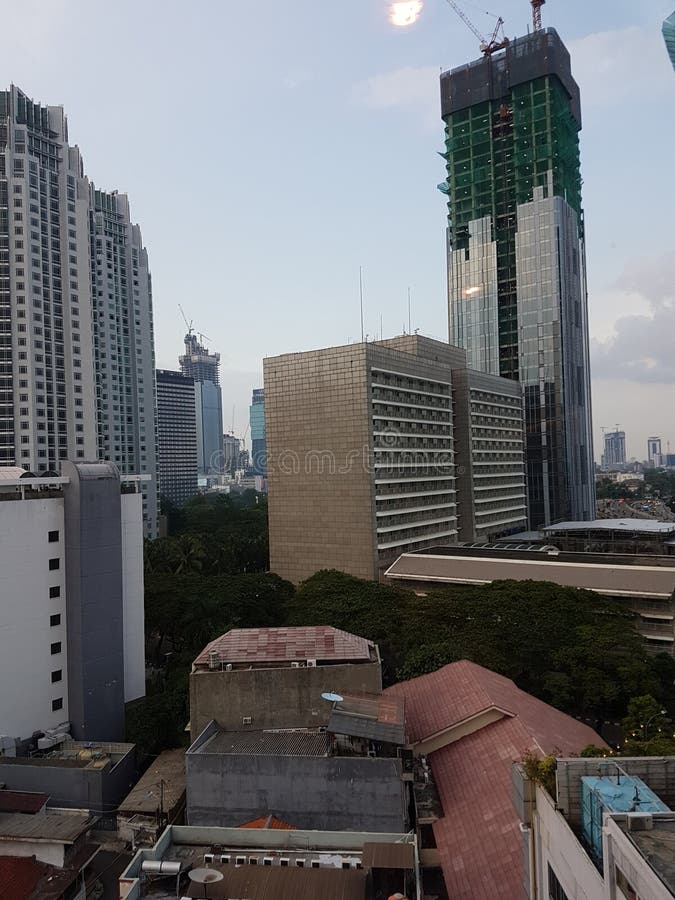 View of city in setiabudi stock image. Image of setiabudi - 274451289