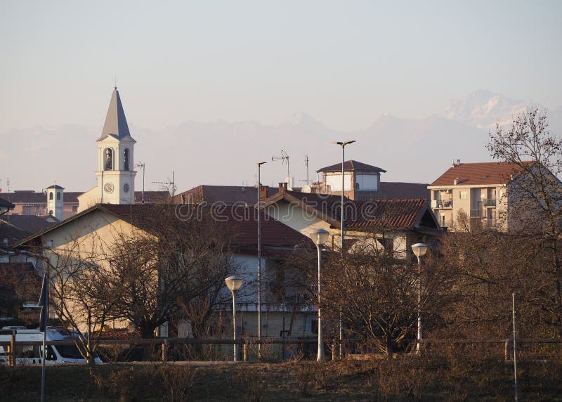 View of the City of Settimo Torinese Stock Image - Image of italy ...