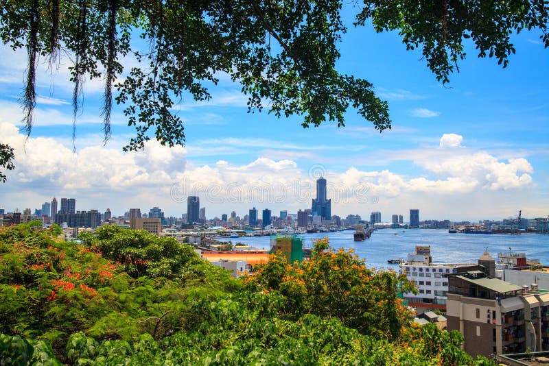 Panorama of Kaohsiung City in Taiwan Editorial Image - Image of taiwan ...