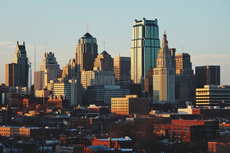 A View of a City with Tall Buildings. Perfect for Urban-themed Designs ...