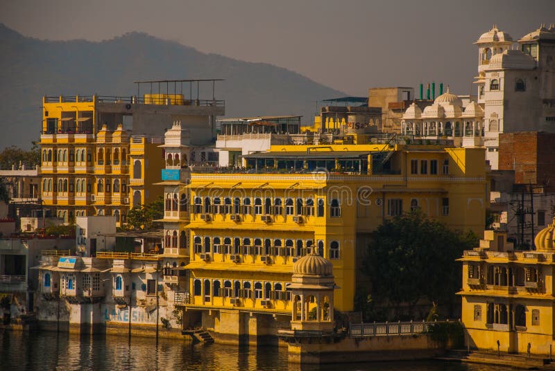 View of the City. Udaipur, India. Stock Image - Image of panoramic ...