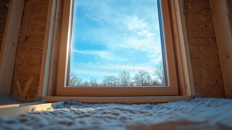 View Clear Blue Sky Wooden Framed Window Stock Photos - Free & Royalty ...