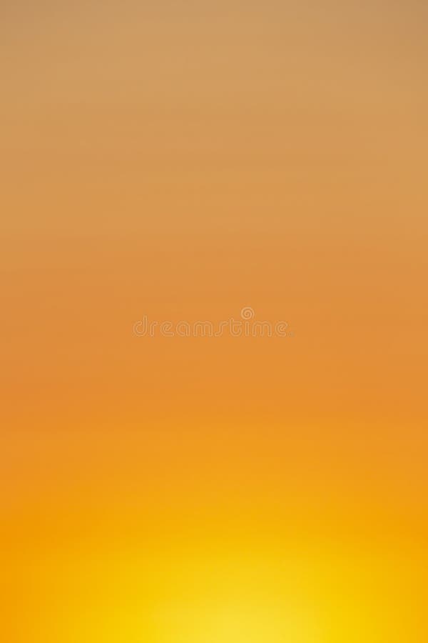 Clear Orange Sunset Sky. Gradient Color, Sky Texture Stock Image ...