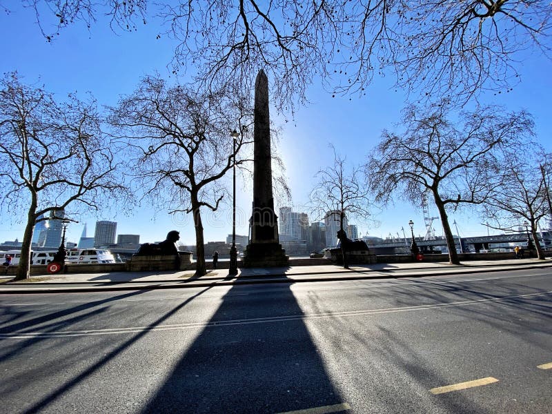 A View of Cleopatra S Needle Editorial Image - Image of cleopatras ...