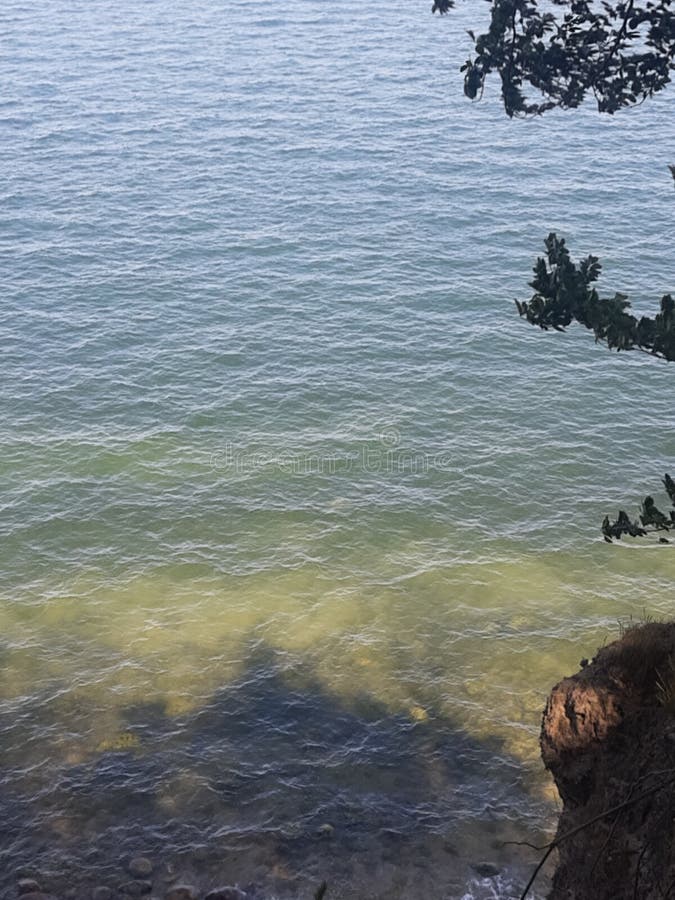 View from the Cliff in Orlowo in Gdynia To the Baltic Sea Stock Image ...