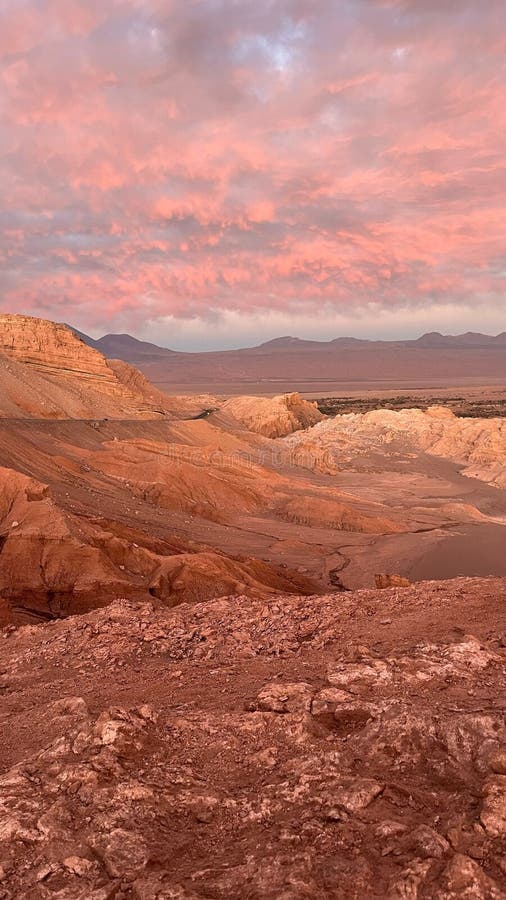 View of the Cliffs in Atacama Desert Stock Image - Image of landscape ...