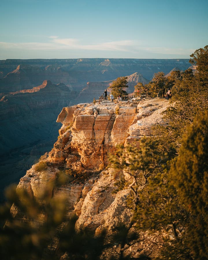 View of Cliffs, Grand Canyon Village, Arizona Stock Image - Image of ...
