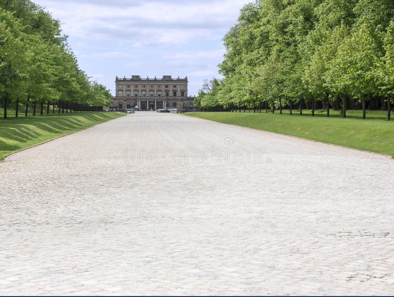 View of Cliveden House editorial photo. Image of lined - 54606866