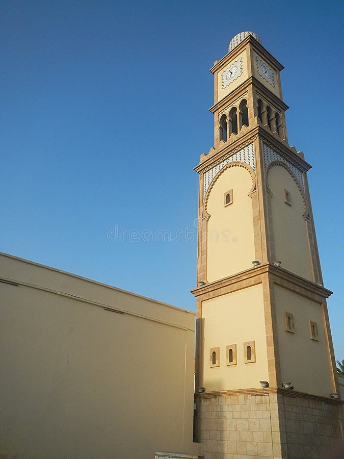 View of the Clock Tower, Casablanca, Morocco Editorial Stock Image ...