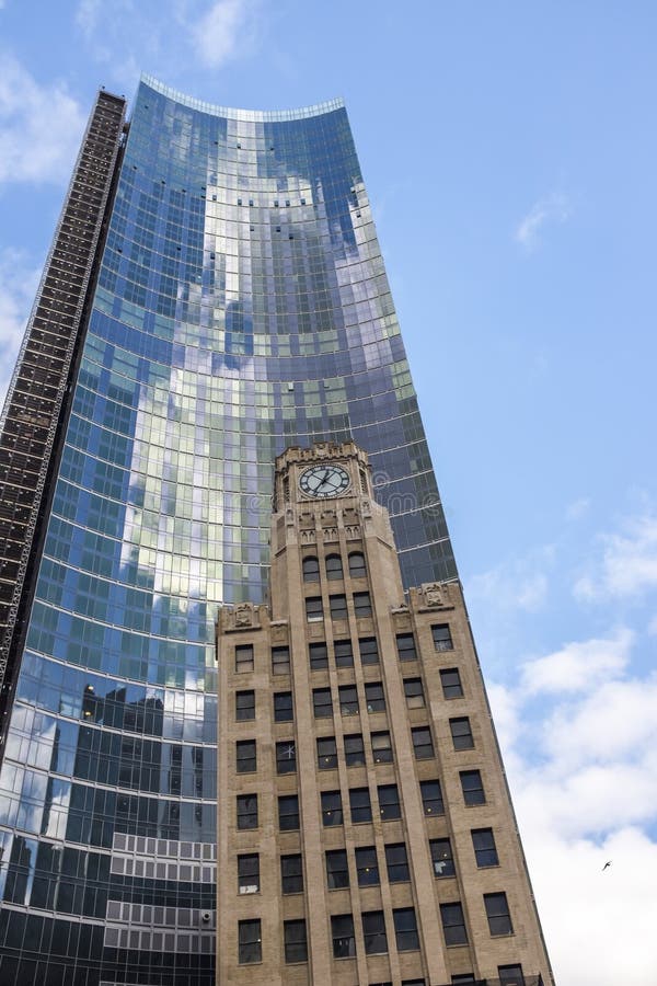 Clock tower in the city editorial photography. Image of clocktower ...