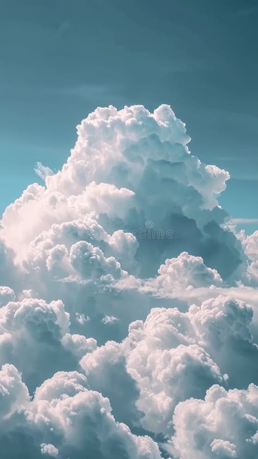 A View of the Clouds from an Airplane Window Stock Photo - Image of ...