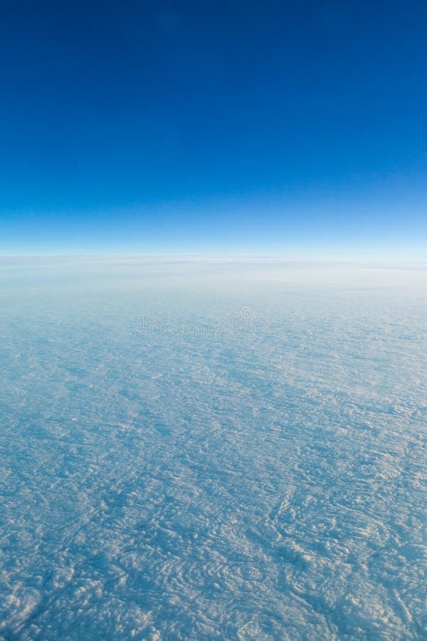 Clouds, from an Airplane Window Stock Photo - Image of morning ...