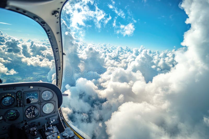 View Clouds Inside Airplane Window Frame Seats Background Stock Photos ...