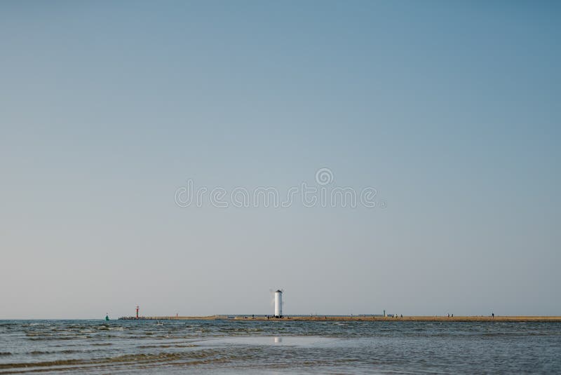 Beautiful View of Clouds Sand and Seashore Stock Photo - Image of light ...