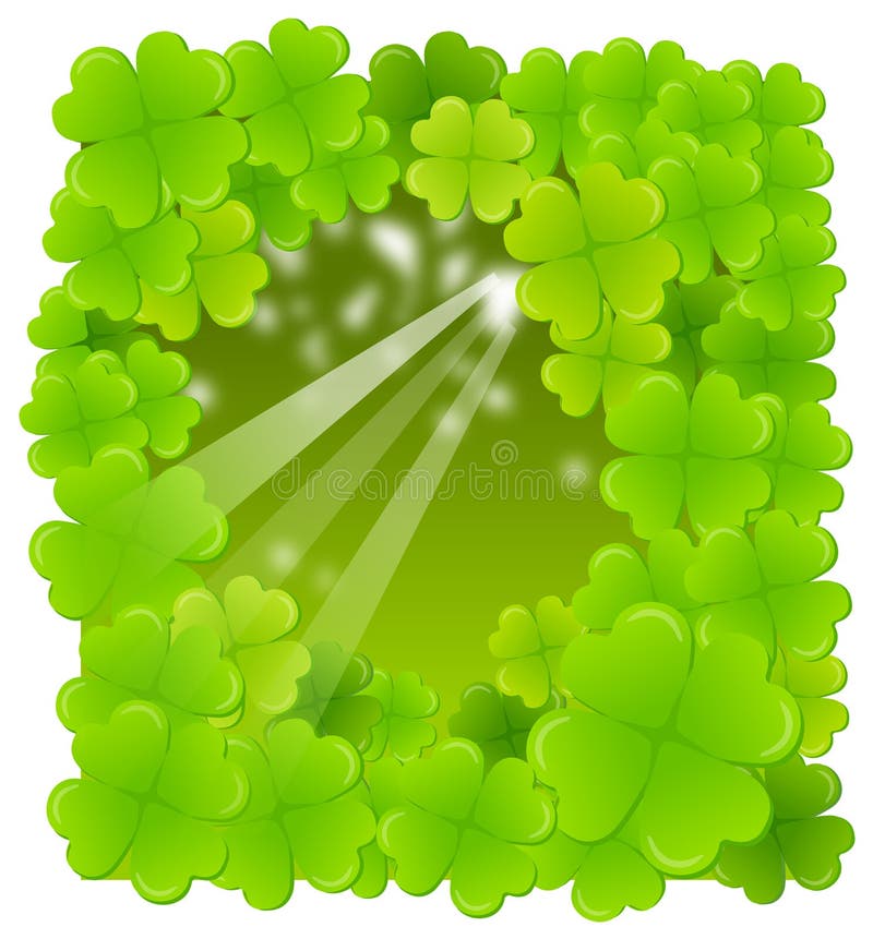 The view of clover leaf stock illustration. Illustration of design ...