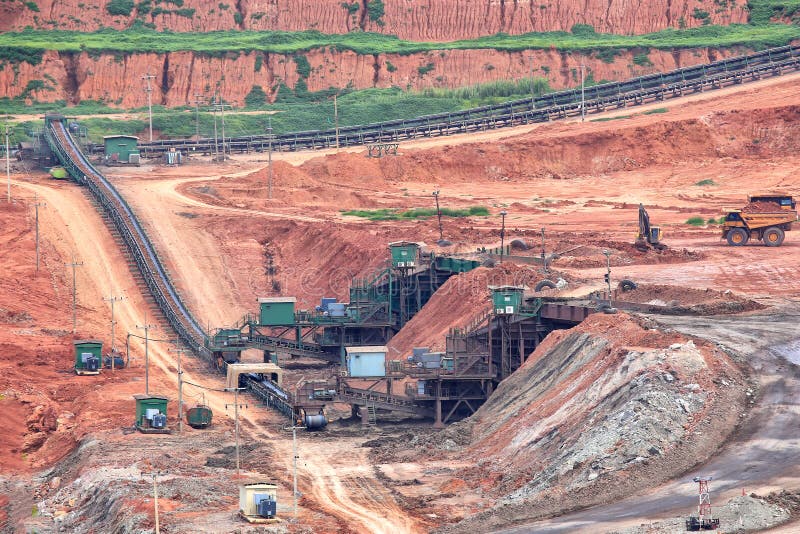 View of a coal mine stock image. Image of fossil, industrial - 42255033