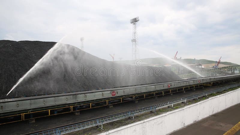 The Coal Loading Operation at the Industrial Site Involves Various ...