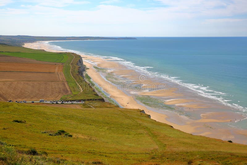 View of the Coast from Cap Blanc Nez, Cote D`Opale, Pas-de-Calais ... View of the Coast from Cap Blanc Nez, Cote D`Opale, Pas-de-Calais ...