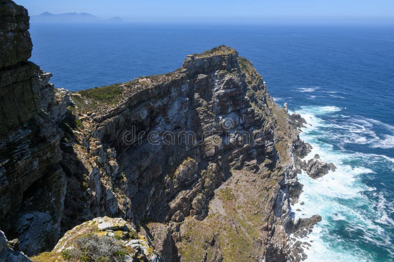 View at the Coast of Cape Point in South Africa Stock Image - Image of ...