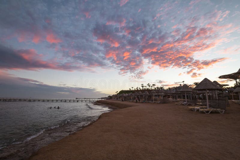 View of the Coast of the Red Sea at Sharm El Sheikh Resort Stock Image ...
