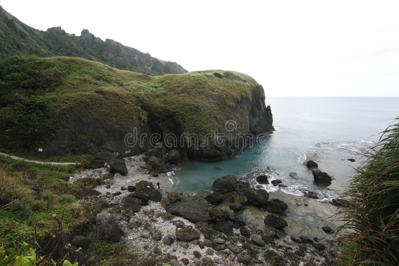 View of the Coast and the Rocky Landscape at Batanes, Philippines Stock ...