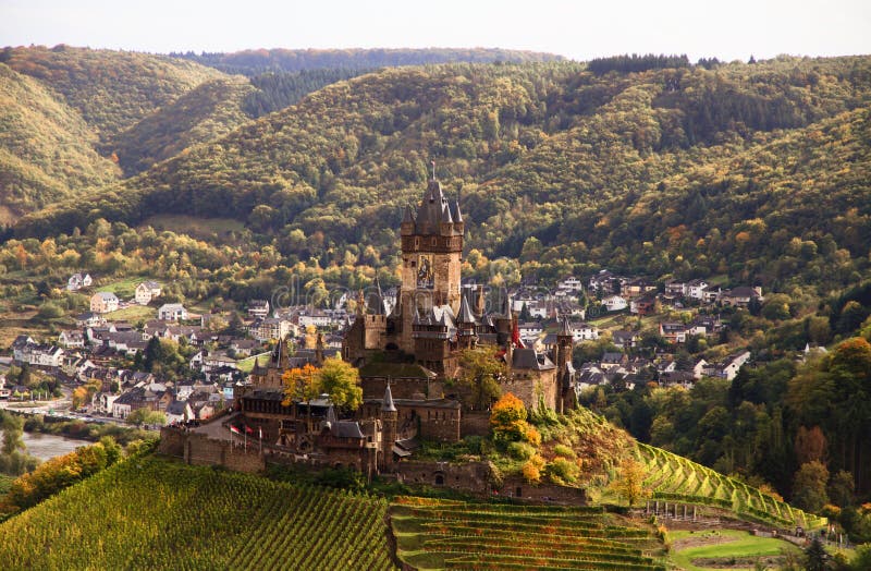 Cochem Castle editorial image. Image of highly, travel - 93235855
