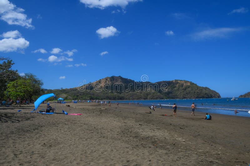 View of Coco Beach in Culebra Bay on the Pacific Editorial Photography ...
