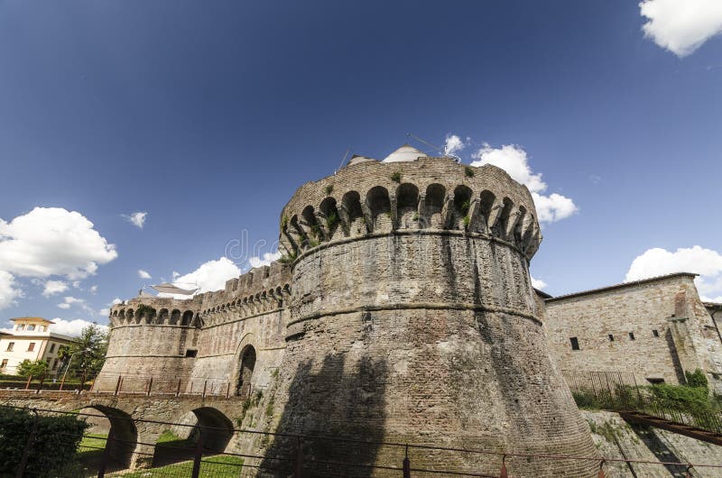 View of the Colle Val D`Elsa Castle, Italy Stock Photo - Image of colle ...