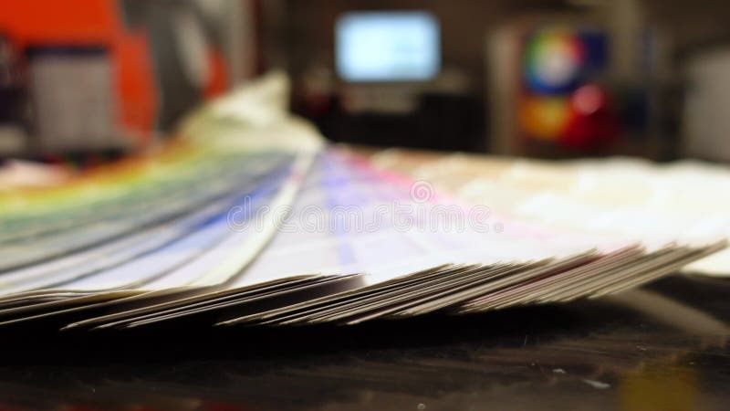 Color Palette Samples Used in Graphic Design Projects for Clients Stock ...