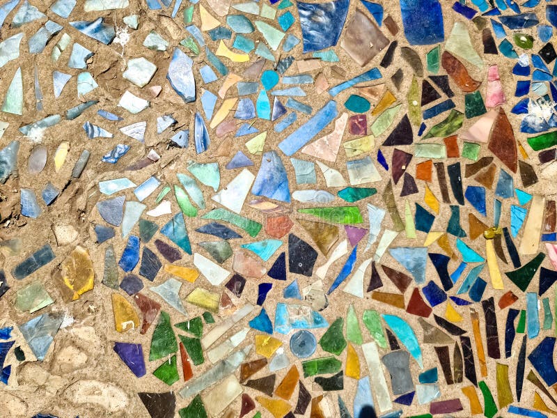 View at Color Floor Tiles on the Ground Stock Photo - Image of color ...