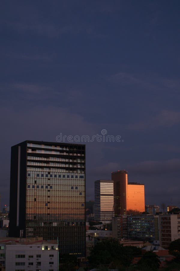 View of Colorful Buildings in Luanda Stock Photo - Image of buildings ...