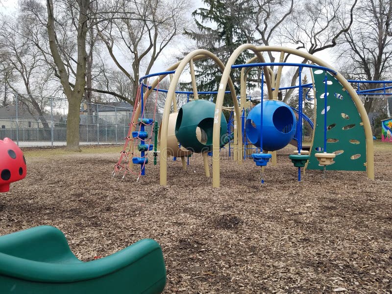 Child playground view stock image. Image of playground - 244750965
