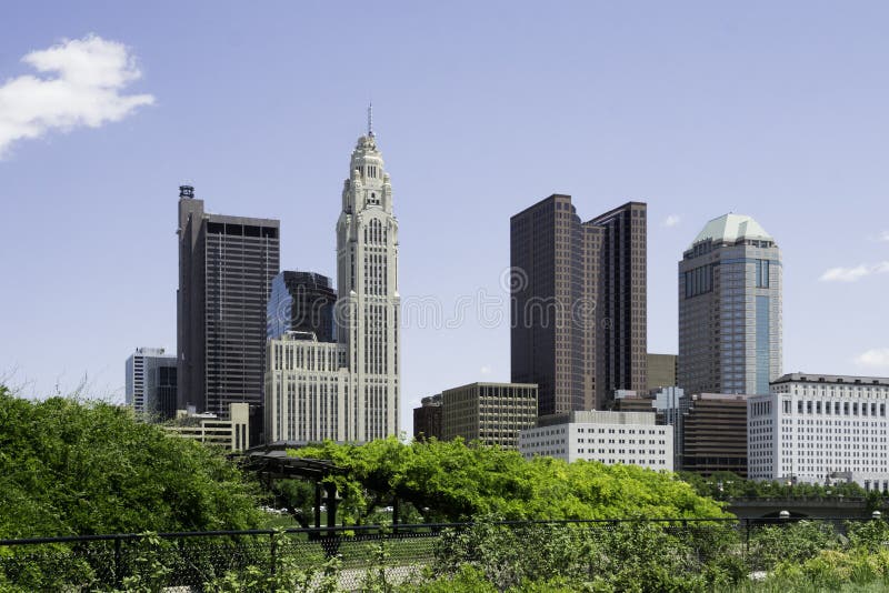 View of Columbus, Ohio stock photo. Image of midwest - 193891954