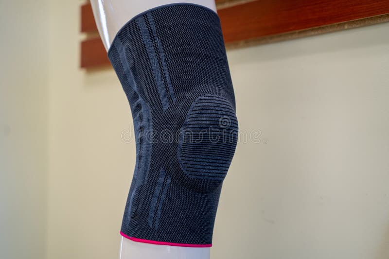 View of Compression Knee Sleeve Stock Photo - Image of pain, relief ...