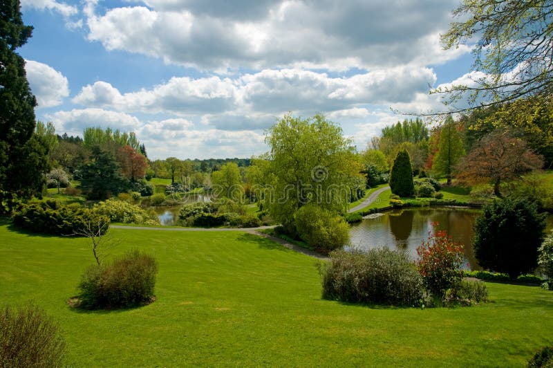 View of consall gardens stock photo. Image of consall - 17400706