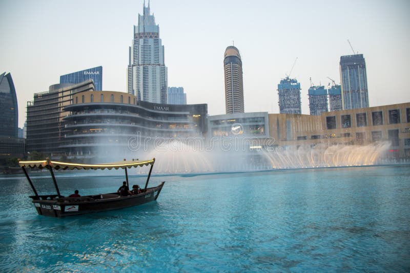 View of a Construction in Downtown Dubai, Dubai Opera and Dubai ...