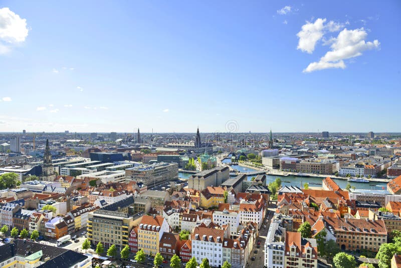 View of the Copenhagen, Denmark Editorial Photo - Image of beautiful ...